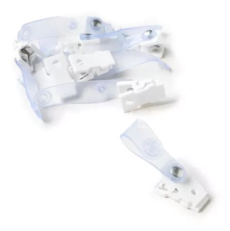 Broches Cocodrilo Plástico Con Tira Marca Cbx X 12 Unidades