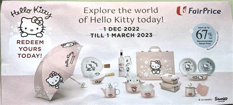 Ntuc Hello Kitty Points Tickets And Vouchers Vouchers On Carousell