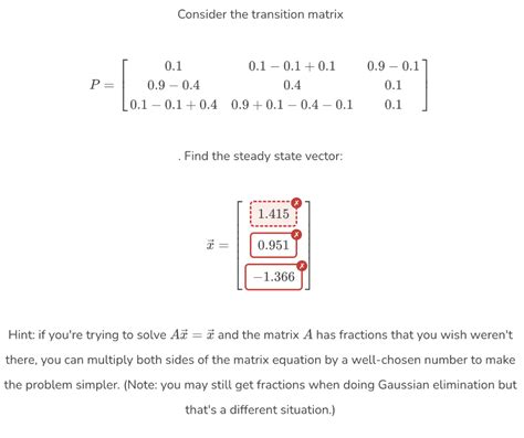 solved consider the transition matrix