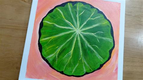 식물 잎 그리기 ~ 아크릴페인팅 인테리어 네이버 Tv