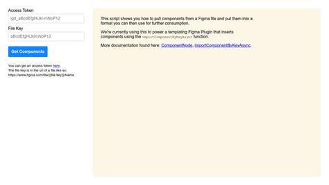 Fetching Figma Components