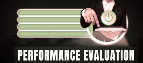 Conceptual Display Performance Evaluation Business Concept The Development And Action Planning