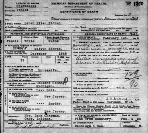 Sarah Ellen Bell Eldred 1848 1926 Find A Grave Memorial