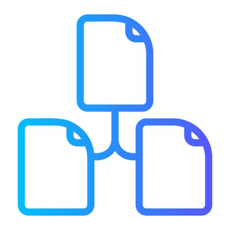 File System Generic Gradient Outline Icon