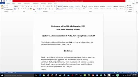 001 Getting A SQL DBA Job YouTube