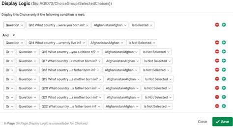 Javascript Display Logic For Matrix Table Hide Row Conditional On Answer Being Piped In Xm