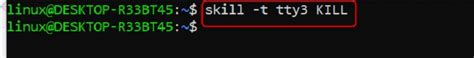 Skill Command In Linux