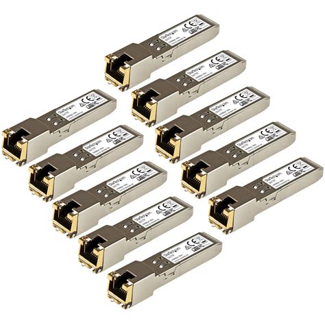 Startech Cisco GLC T Compatible SFP Module Pack BASE T GE