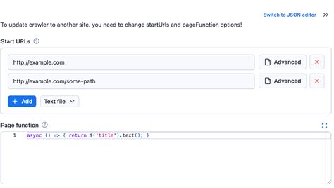 Specification Platform Apify Documentation