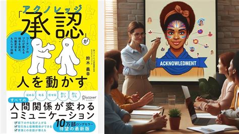 本の解説 承認 アクノレッジ が人を動かす コーチングのプロが教える 相手を認め行動変容をもたらす技術 YouTube
