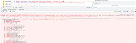 Angularfiremessaging Cannot Use Import Statement Outside A Module · Issue 3049 · Angular