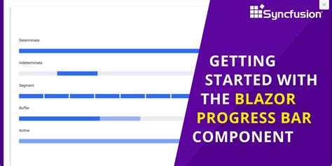 Getting Started With The Blazor Progressbar Component Dev Community