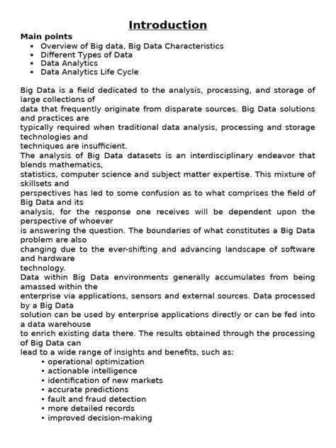 Bda Ch1 Pdf Data Science Data Analysis