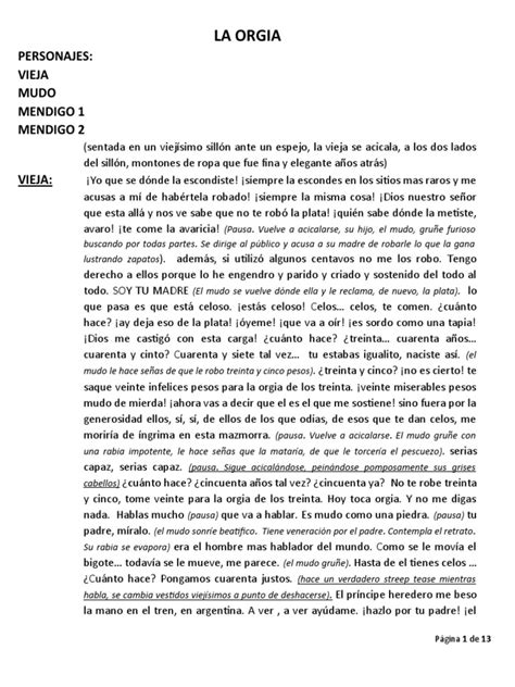 La Orgia Pdf
