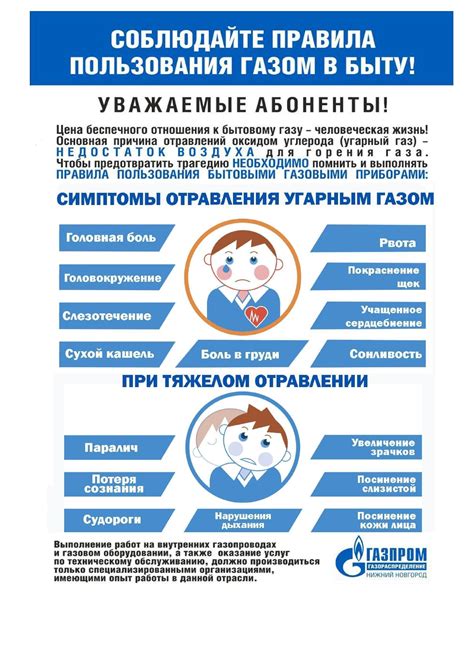 Правила пользования газом в быту