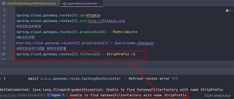 Unable To Find Gatewayfilterfactory With Name Csdn博客