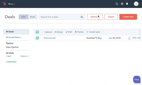 Editing Columns On HubSpot CRM Video 6 Screenshots