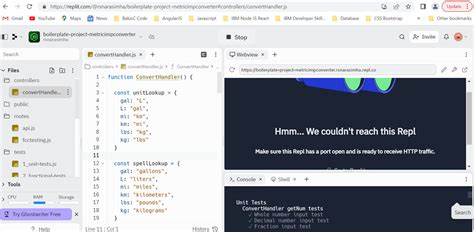 Quality Assurance Projects Metric Imperial Converter JavaScript The FreeCodeCamp Forum