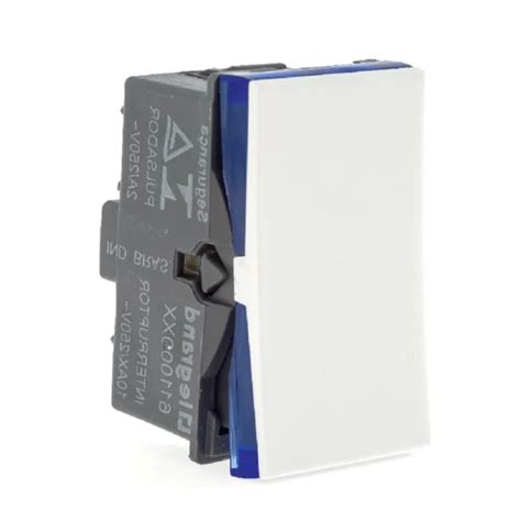 Módulo Interruptor 1 Simples Embutir 250v 10a Branco Plus 611000bc Pial Plus Dimensional