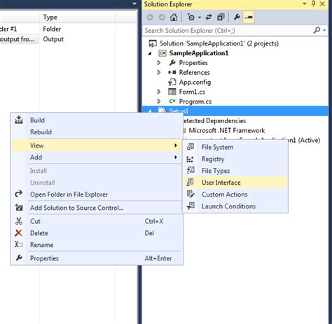 Setup For Windows Application Using Visual Studio
