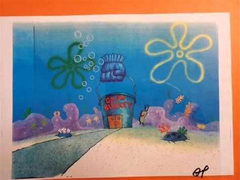 Spongebob Squarepants Cel Animation Art World