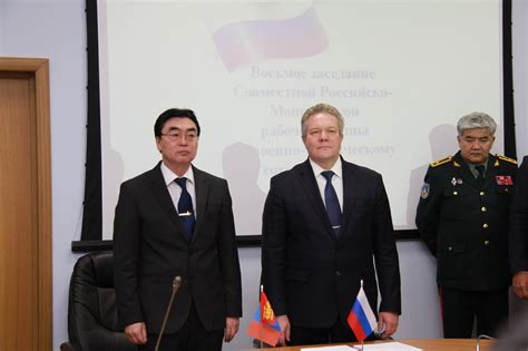 ХОЁР УЛСЫН ЦЭРЭГ ТЕХНИКИЙН ХАМТЫН АЖИЛЛАГААНЫ ХУРАЛДААН БОЛЛОО Цэрэг техникийн хамтын