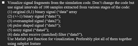 Solved Matlab Codefirst Code Is The Primar Code The Last 3