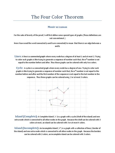 The Four Color Theorem Pdf Vertex Graph Theory Combinatorics