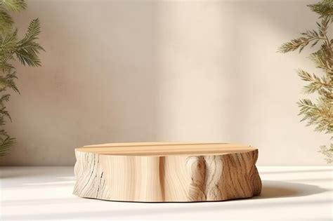 Premium Ai Image A Slice Of Tree Log