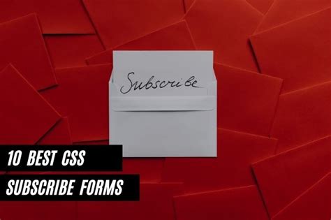 10 Best Css Subscribe Forms For 2024 Wpshopmart