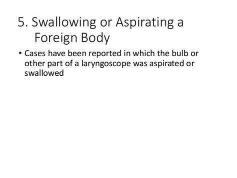 Laryngoscopy And Complications Pptx