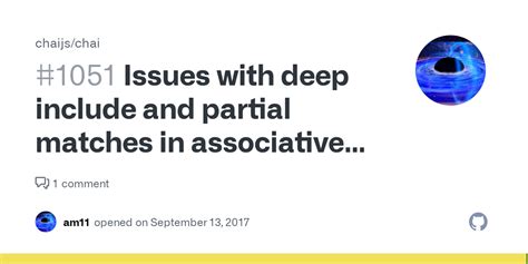 issues with deep include and partial matches in associative array · issue 1051 · chaijs chai