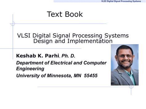 lecture 0 syllabus vlsi information processing research lab