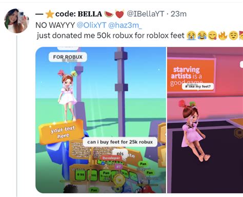 Olix On Twitter Roblox Feet