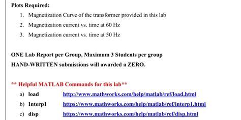 Solved Objective A To Plot The Magnetization Current As A