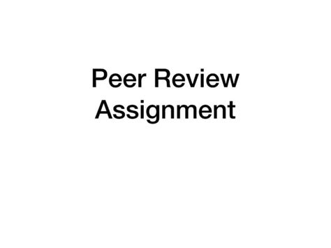 peer graded assignment pdf