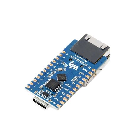Waveshare Rp2040 Eth Mini Dev Board Rp2040 Ethernet Port Module Based On Rp2040 Dual Core