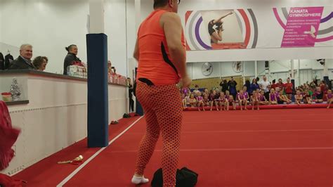 Father Daughter Surprise Gymnastics Floor Routine Youtube