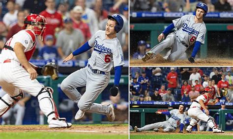 Dodgers Trea Turner Flawlessly Executes The Smoothest Slide You Re Ever Going To See Daily