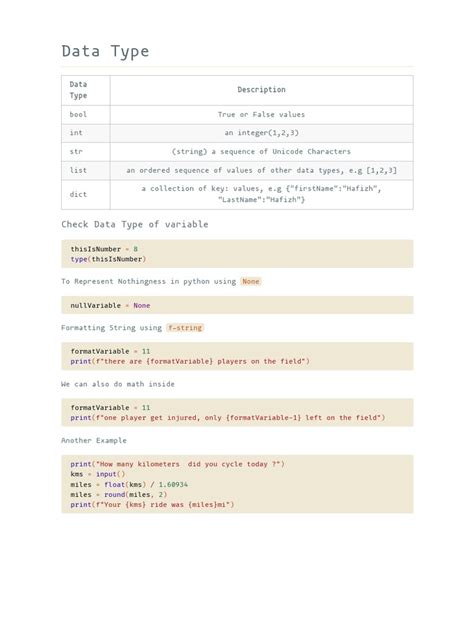 Python Datatype Pdf Data Type String Computer Science