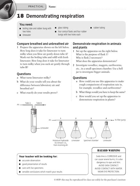 Igcse Bio Tb Practical Activities18 Pdf