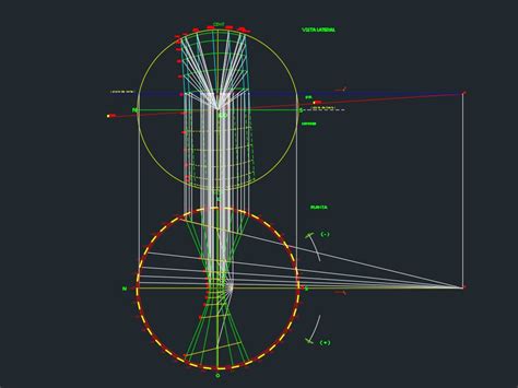 Gnomonic Projection Chart In Autocad Cad Download 47 36 Kb Bibliocad