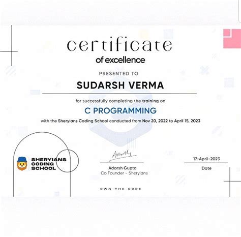 Sudarsh Verma On Linkedin School Programming Language Coading
