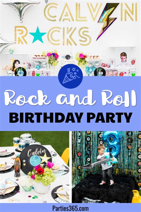 Rock And Roll Centerpiece Ideas
