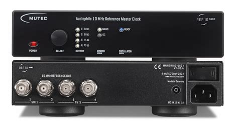 Mutec Ref10 Nano 10 Mhz Master Clock Audio Freak