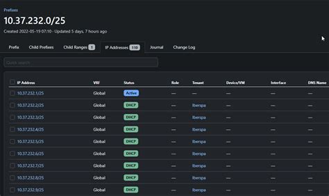 Collapsable Dhcp Ip Ranges · Issue 9412 · Netbox Communitynetbox · Github