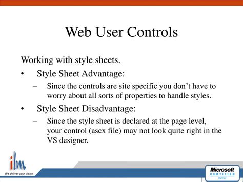 PPT Web User Controls PowerPoint Presentation Free Download ID