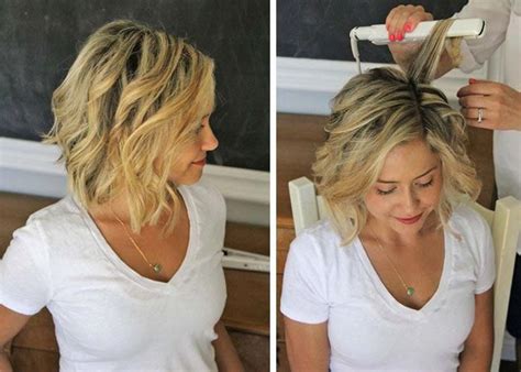 Easy Beach Waves For Short Hair Beach Waves For Short Hair Short Hair Waves Beach Wave Hair