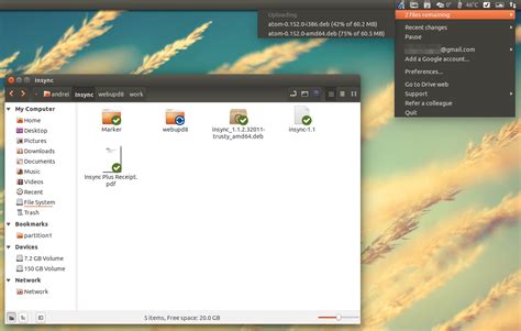 Insync For Linux Gets Nested Selective Sync Support Unofficial Google Drive Client Web Upd