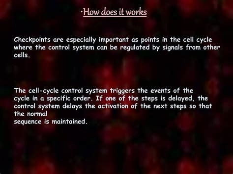 Control Of Cell Cycle Pptx